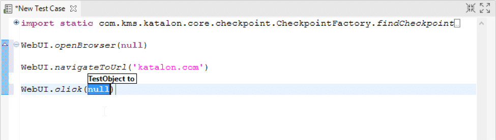 Create Test Case Using Script Mode In Katalon Studio